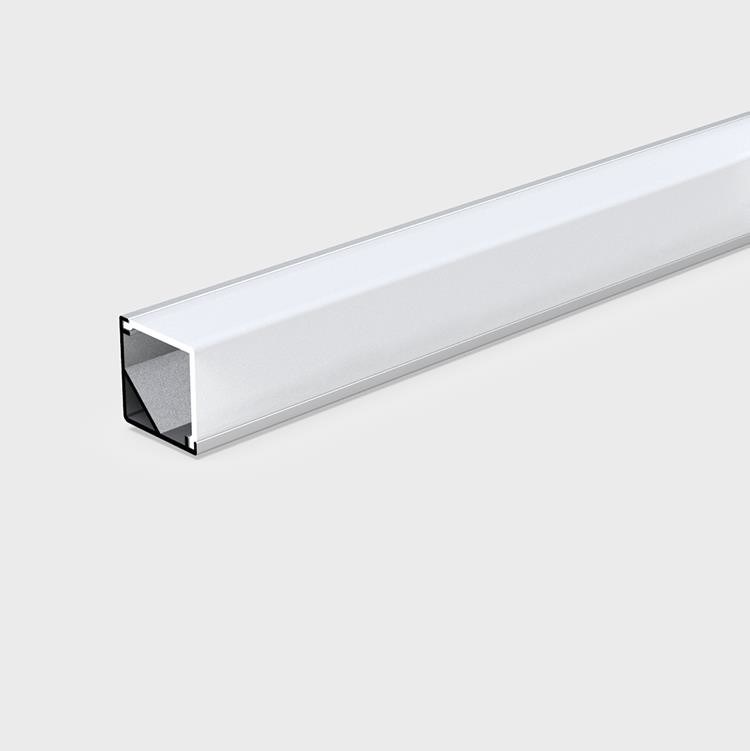 90 Degrees Angle Corner LED Profile Wall Mounted For Cabinet