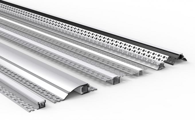 Embedded Plasterboard LED Profile , Drywall LED Strip Channel for Wall ...
